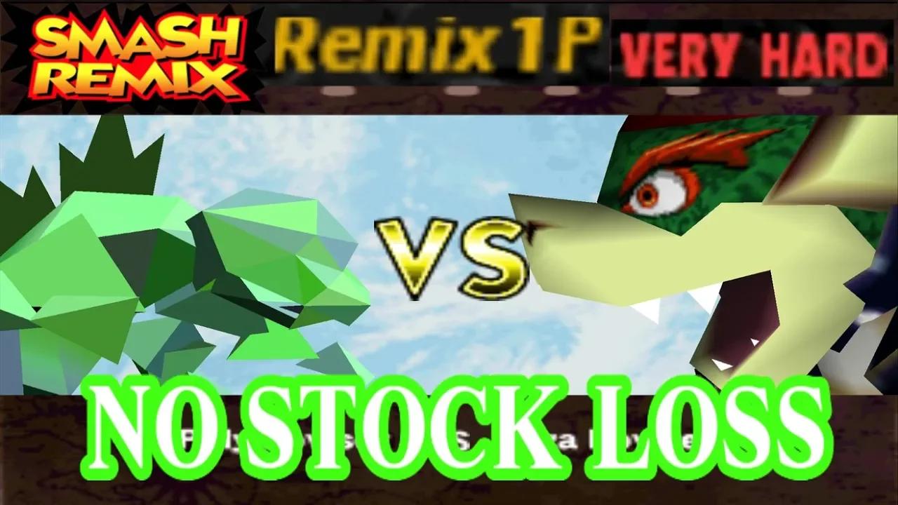 Smash Remix - Classic Mode Remix 1P Gameplay with Polygon Bowser (VERY HARD) No Stock Loss