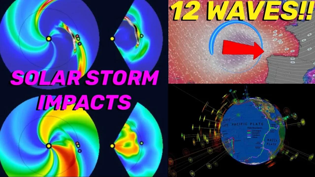Solar STORM IMPACTS‼️ Earthquakes Today November 4 2023 / Europe BIG STORMS