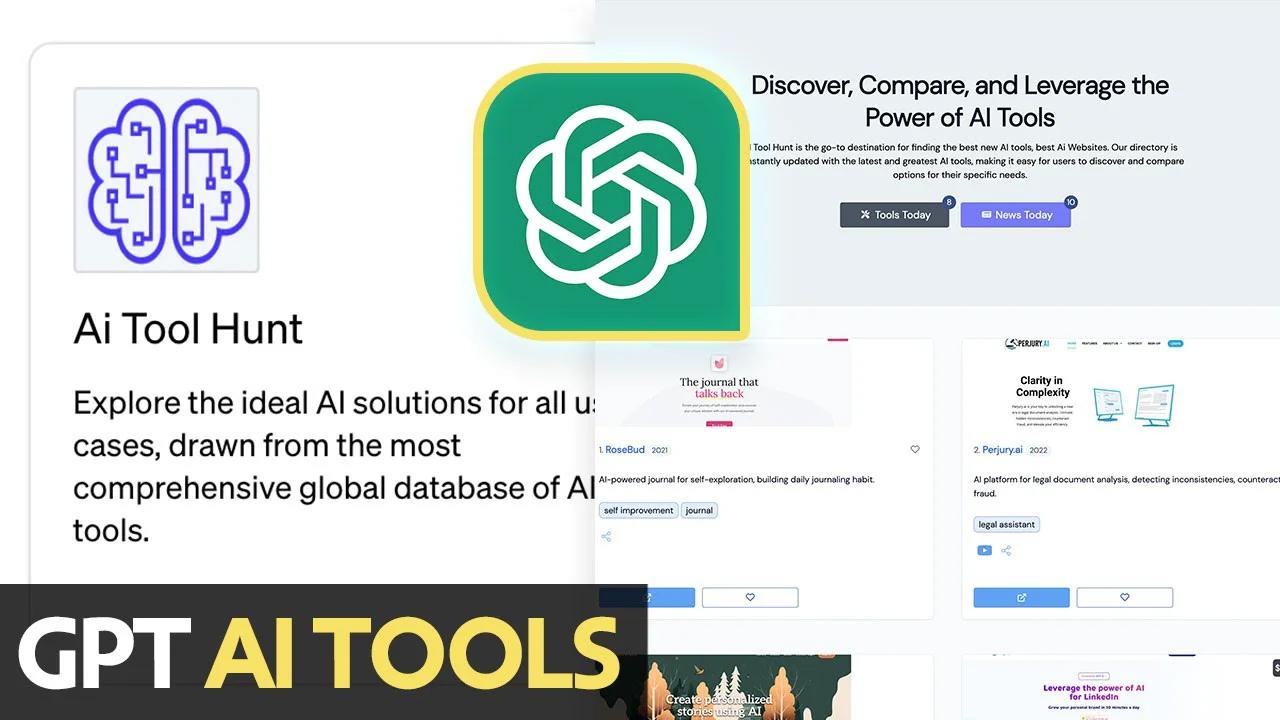 ChatGPT Ai Tool Hunt Plugin Integration & Search 1600+ AI Tools | Tutorial