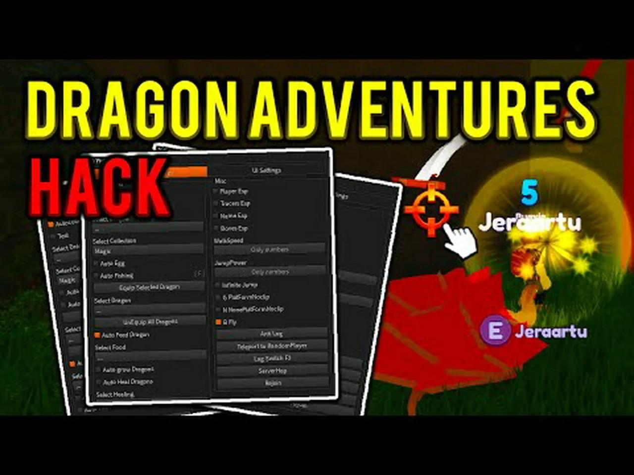 ROBLOX Dragon Adventures HACK AUTO FARM SCRIPT GUI [2022]