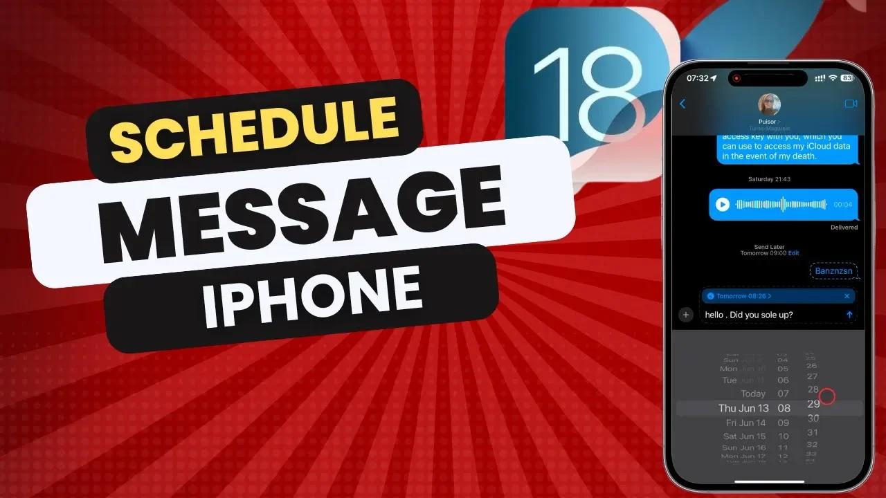 How To Schedule A Message On iPhone iOS 18