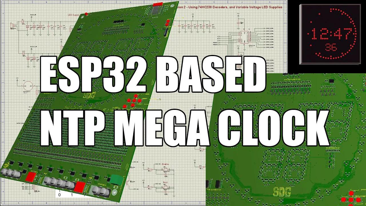 SDG #090 2000 LED NTP Megaclock - An ESP32 based Wharton Electronics ...