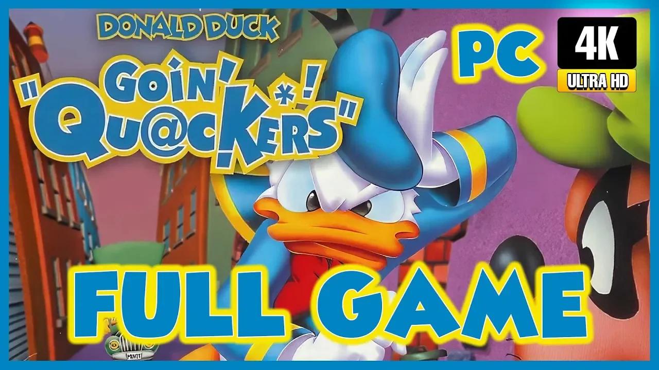 Donald Duck Goin' Quackers FULL GAME Gameplay Walkthrough Longplay / No ...