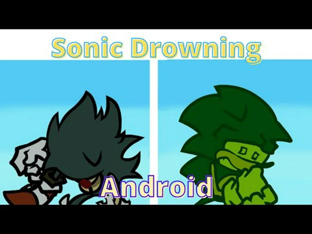 Friday Night Funkin' Below The Depths - Sonic Drowning | Sink Song (FNF ...