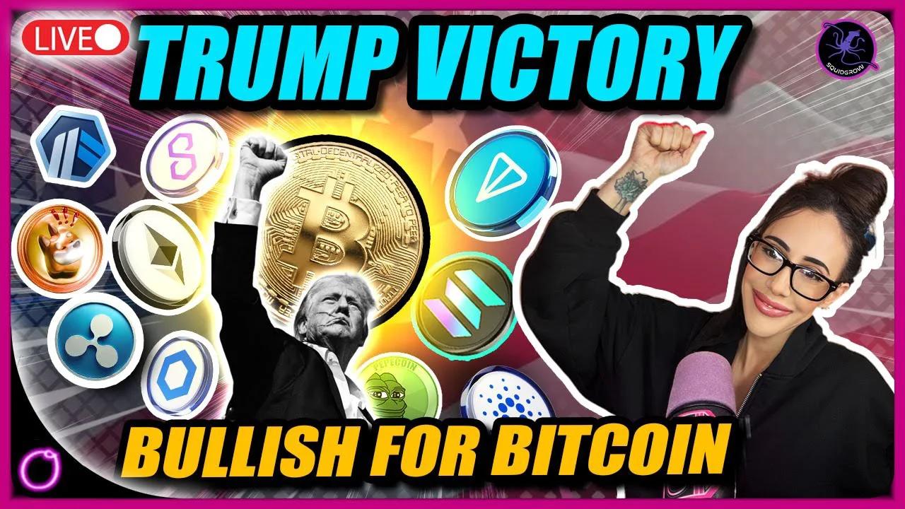 TRUMP VICTORY IS INSANELY BULLISH FOR BITCOIN (Everything is SENDING!) TRUMP VICTORY IS INSANELY BULLISH FOR BITCOIN (Everything is SENDING!)