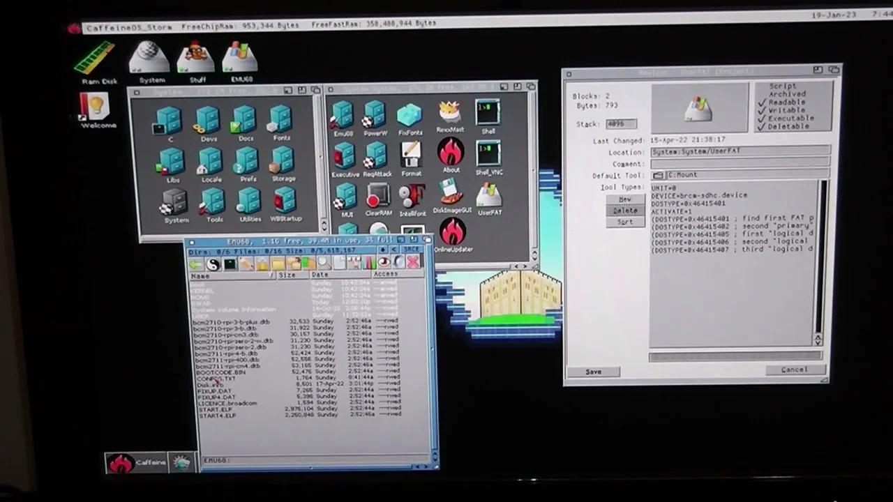 CaffeineOS pt2- Setting up Hard Disks