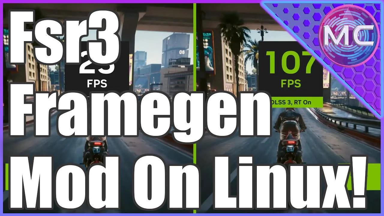 Cyberpunk 2077 How to Enable FSR 3 Frame Generation Mod