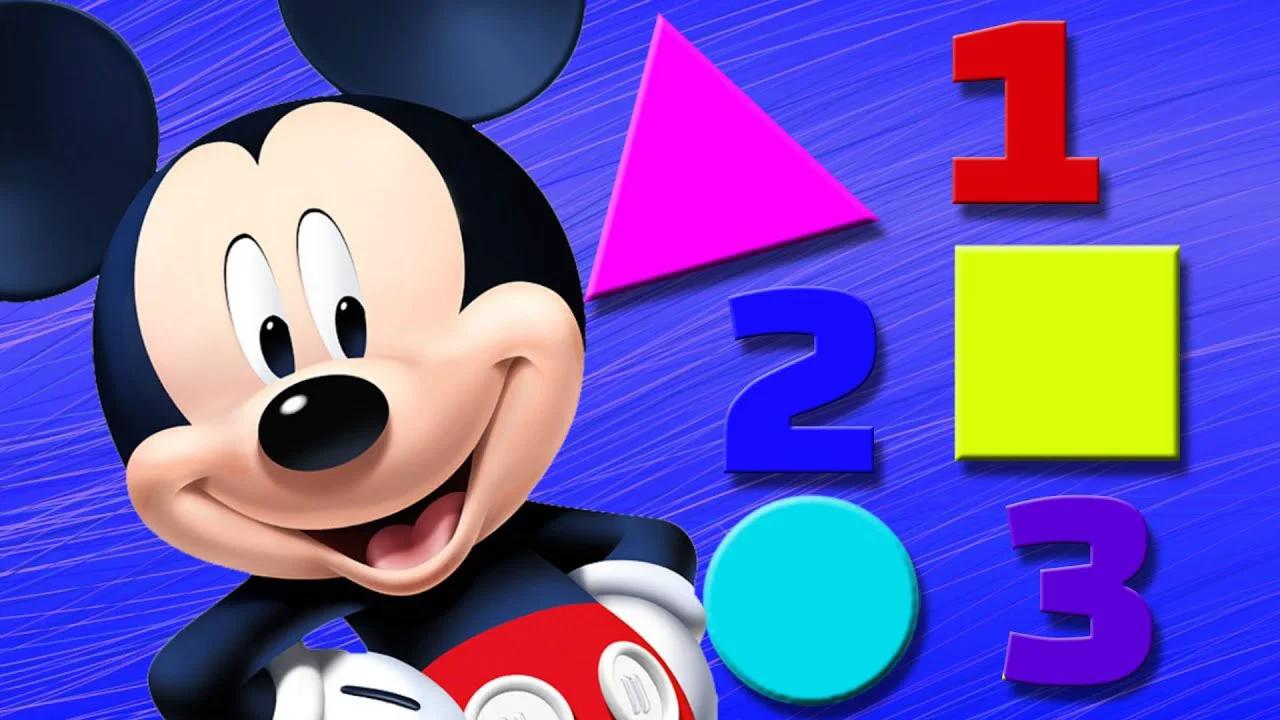 Mickey Mouse Clubhouse Kids Learn Shapes, Numbers & Colors Learning ...