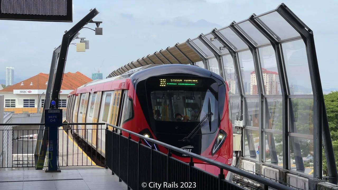 Hyundai Rotem EMU Tr 20 [ MRT Putrajaya Line ] at Metro Prima
