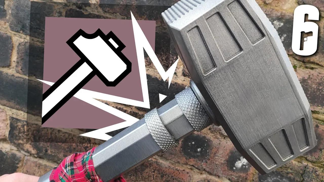 Full Size Sledge Hammer Prop - 3D Printed - Rainbow Six Siege