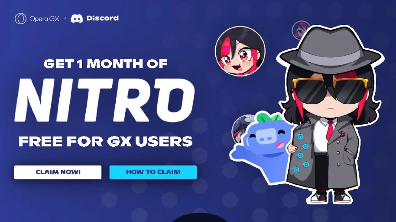 🔥COMO CONSEGUIR DISCORD NITRO GRATIS +1 MES (OPERA GX)