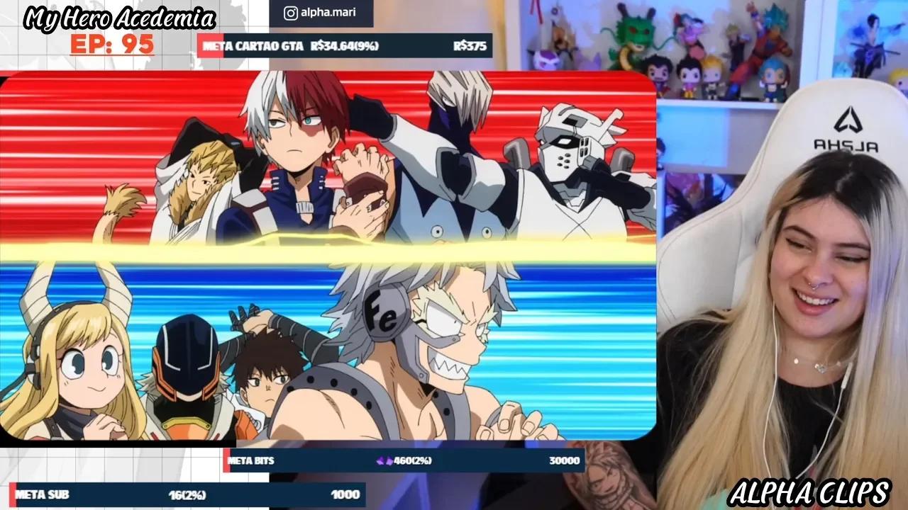 Mariana Alpha - A TERCEIRA PARTIDA | MY HERO ACADEMIA | Ep 95 [ REACT ]
