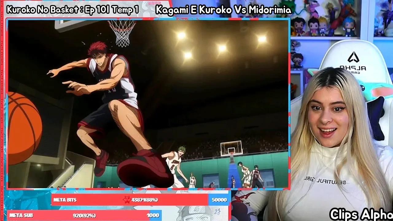Mariana Alpha - KAGAMI E KUROKO VS MIDORIMIA | Kuroko No Basket | Ep 10 ( React )