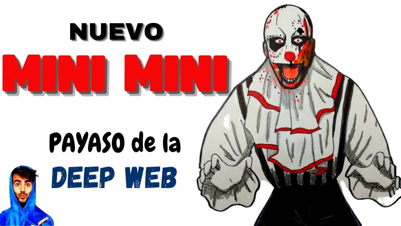 Cómo DIBUJAR al 😱 NUEVO MINIMINI (Quemado) PAYASO de la DEEP WEB ( Fede Vigevani)