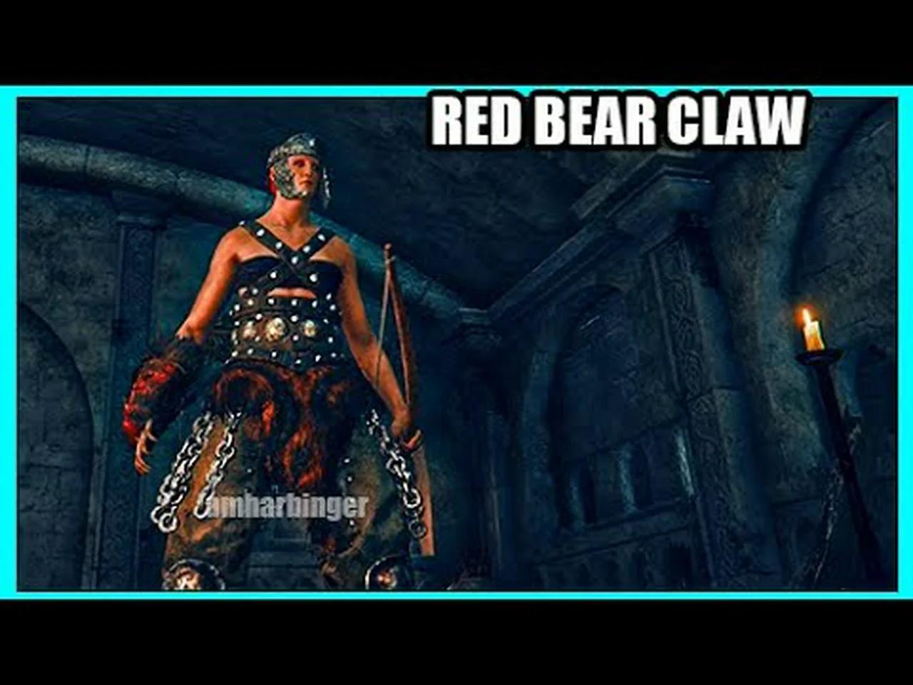 Elden Ring DLC Red Bear Boss Fight and Location Red Bear's Claw Weapon