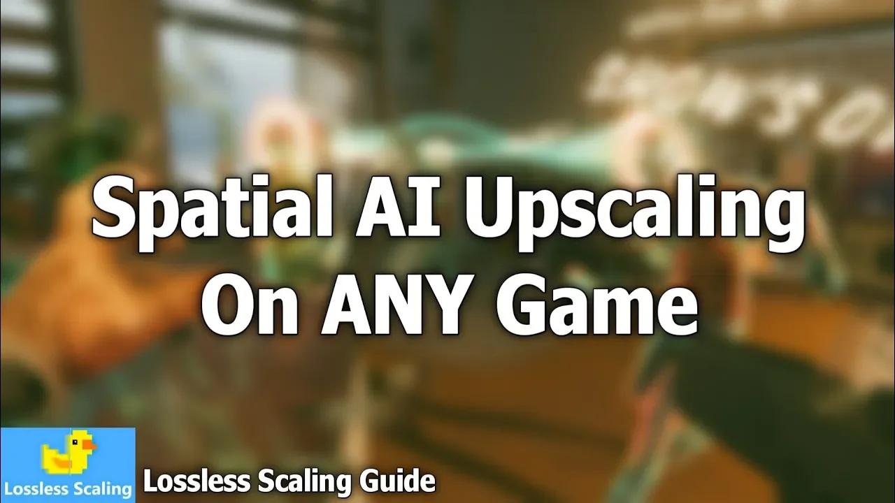 Get AI Upscaling In ANY Game! [Guide]