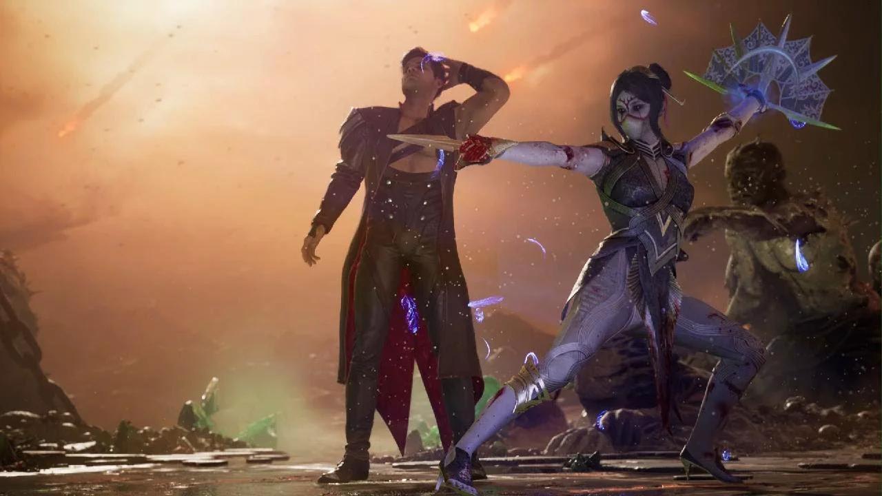Mortal Kombat 1 - Sindel VS Kitana