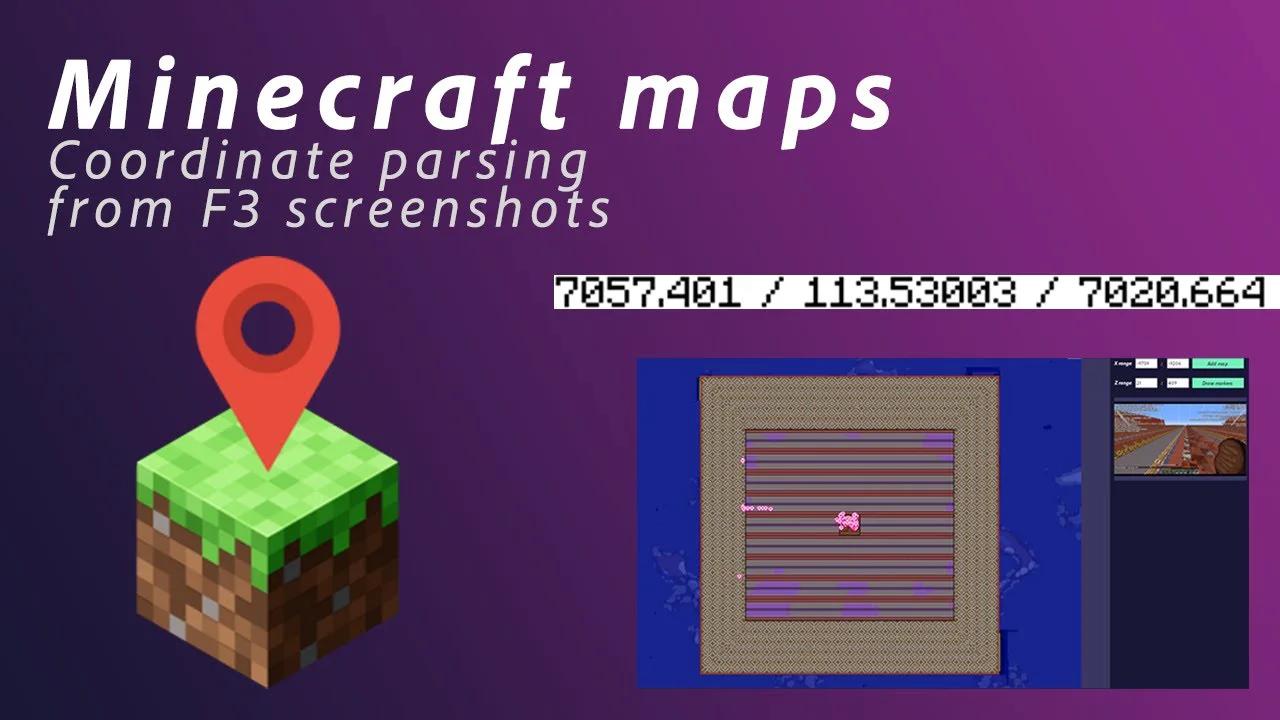 Reading Coordinates From Minecraft Screenshots Mc Maps