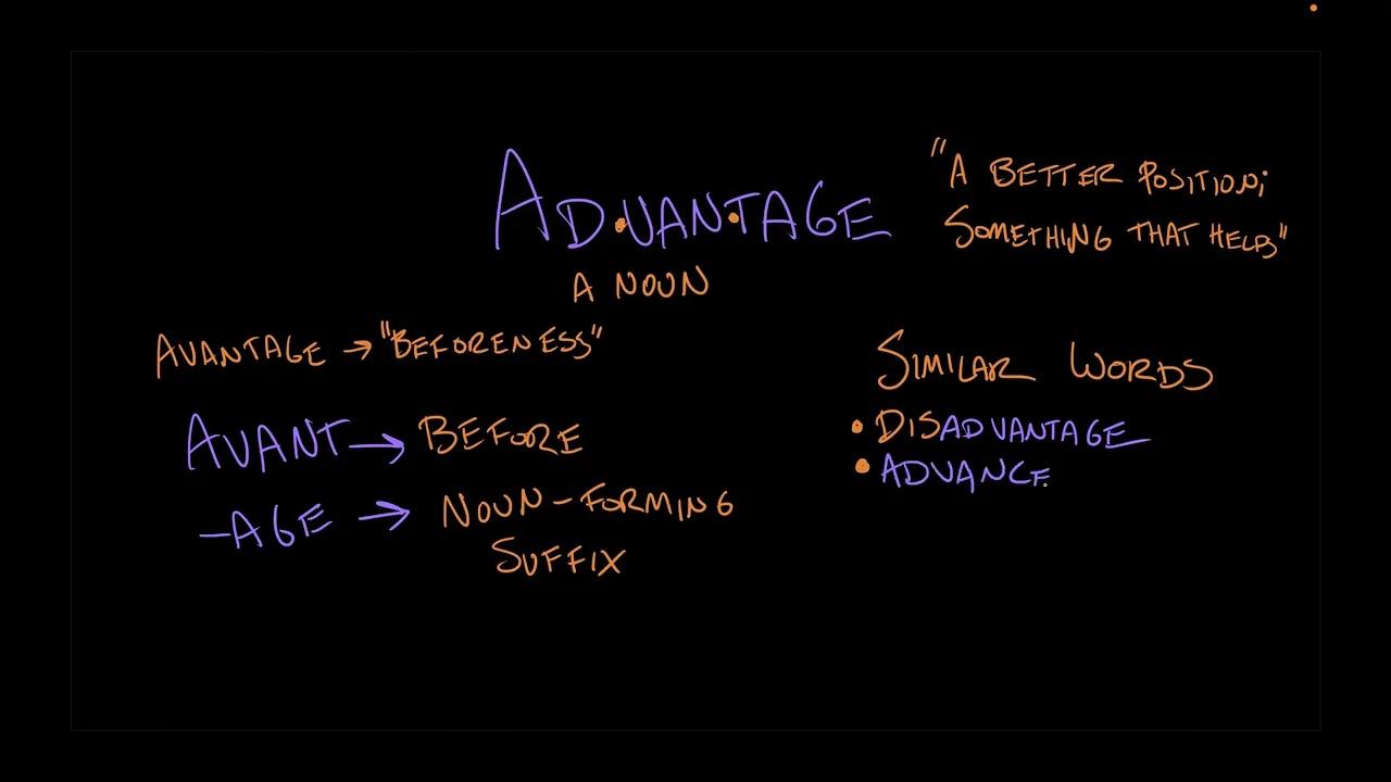 Advantage | Vocabulary | Khan Academy