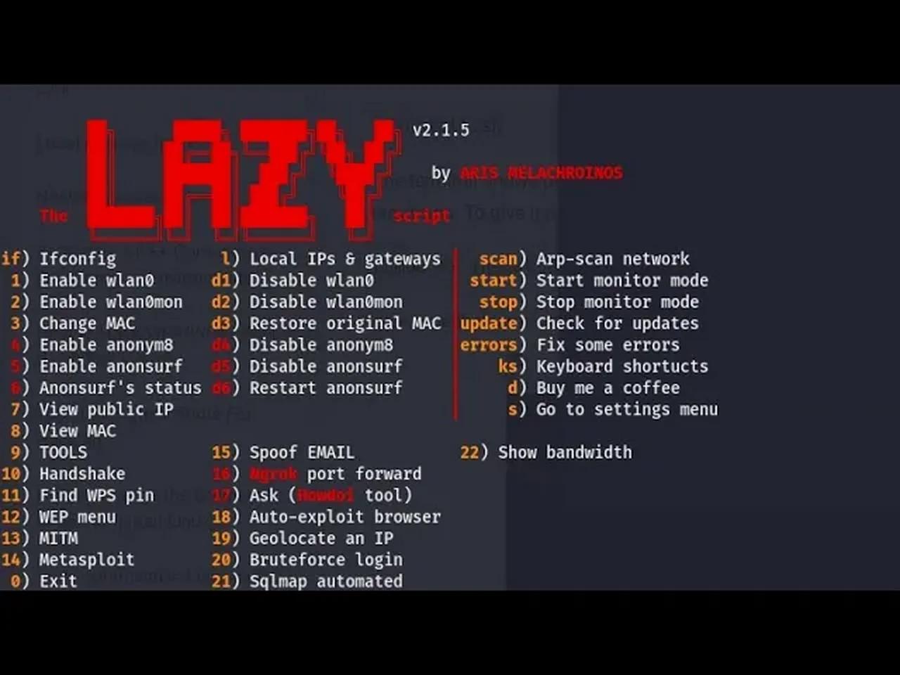Lazy Script Tutorial Ethical Hacking Tool In Kali Linux 20222 Free P2