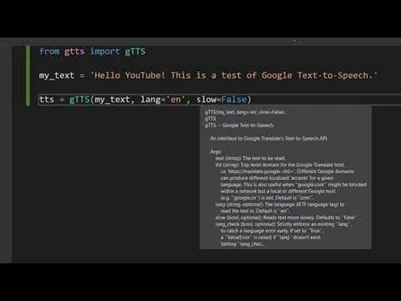 Python Text to Speech With Different Languages (Simple)