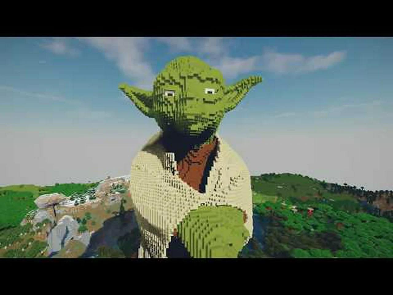 Minecraft Yoda Build - Star Wars