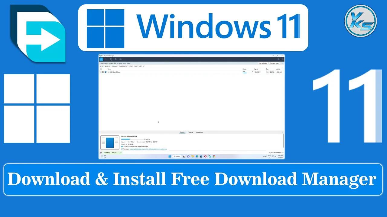 How To Download And Install Free Download Manager On Windows 11
