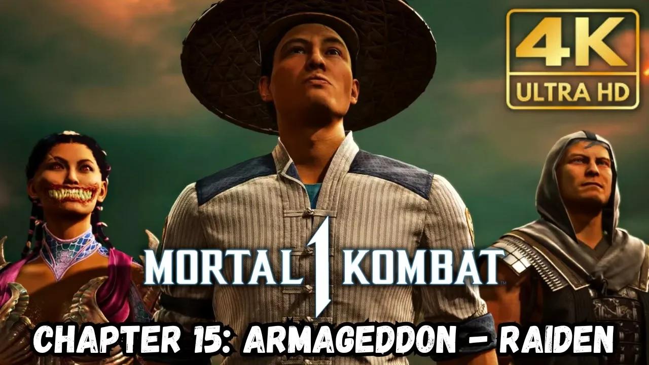 Chapter 15: Armageddon - Raiden | Mortal Kombat 1 4K Clips (MK1 Gaming ...