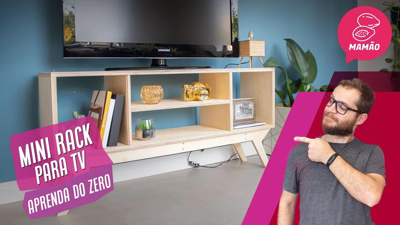 Como fazer um rack para tv#comigo