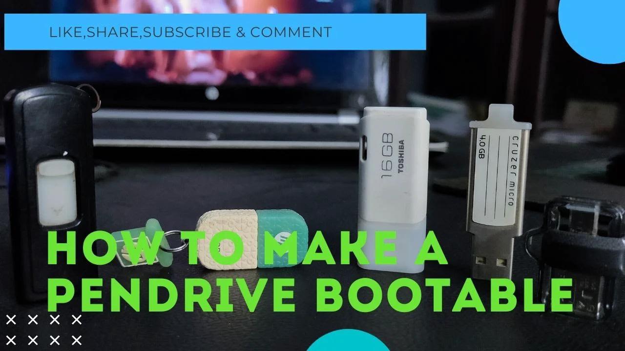 Bootable pendrive | rufus | How To Make Bootable Pendrive For Windows 10