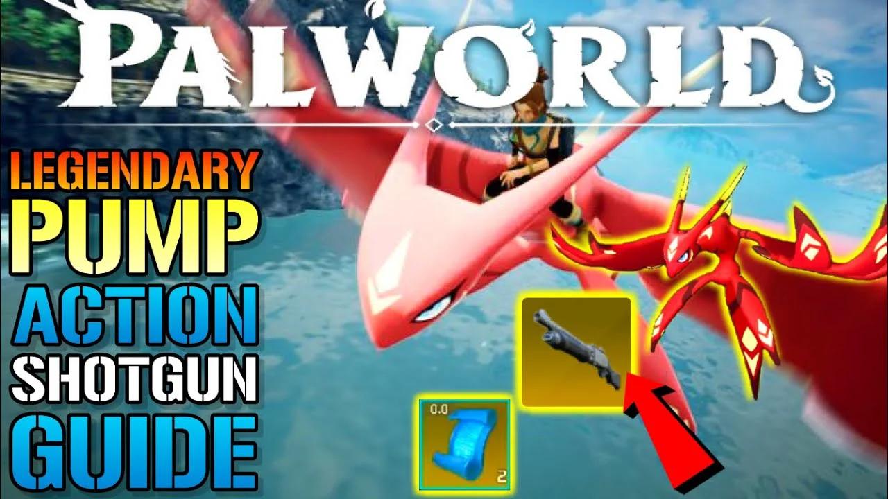 Palworld: Legendary "Pump Action Shotgun" Is OP! How To Get This Weapon ...