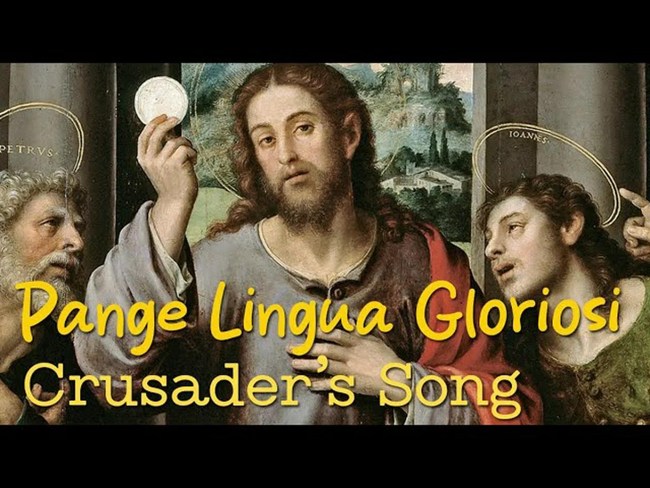 PANGE LINGUA GLORIOSI | Crusader's Chant in Gregorian Style Music