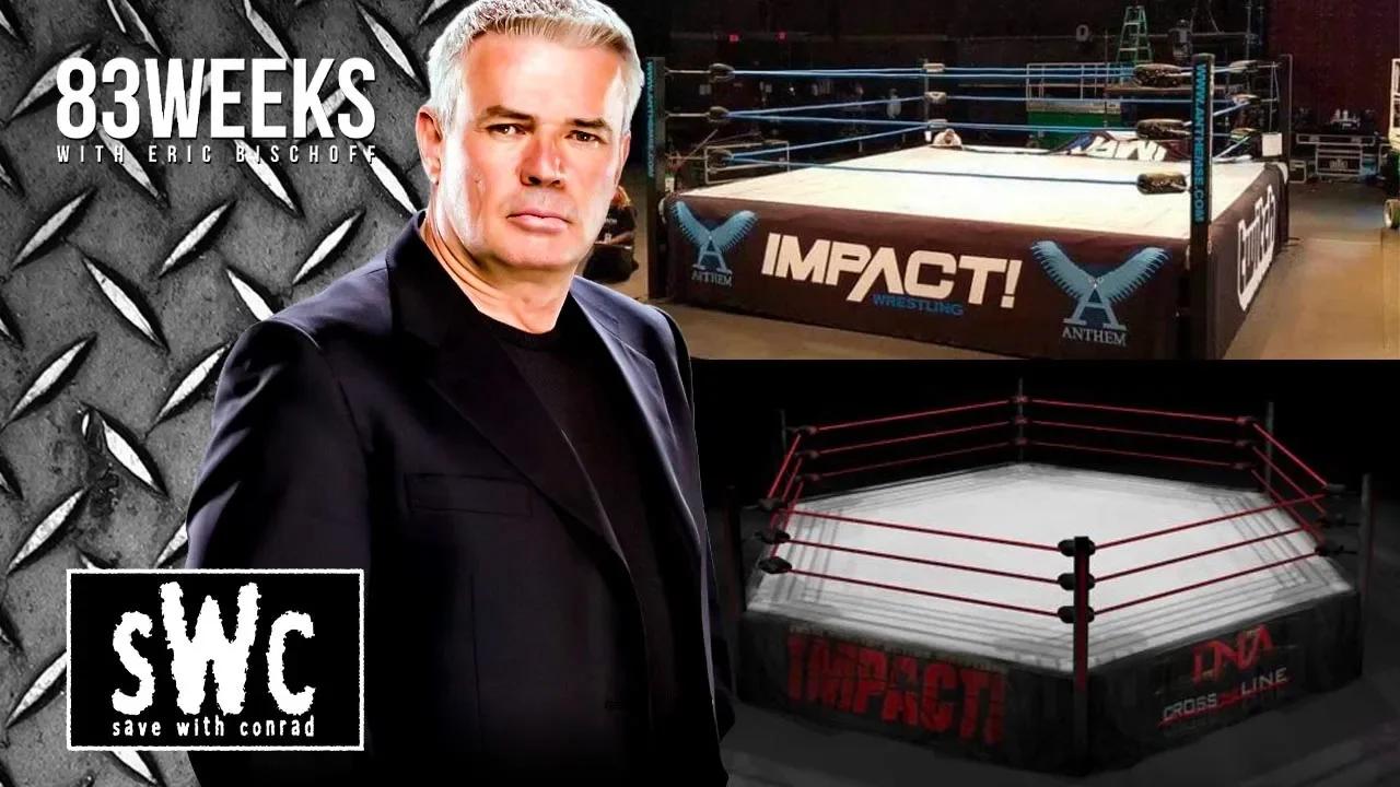 Eric Bischoff and Conrad Thompson ARGUE about the 6 sided ring changing back to the 4 s