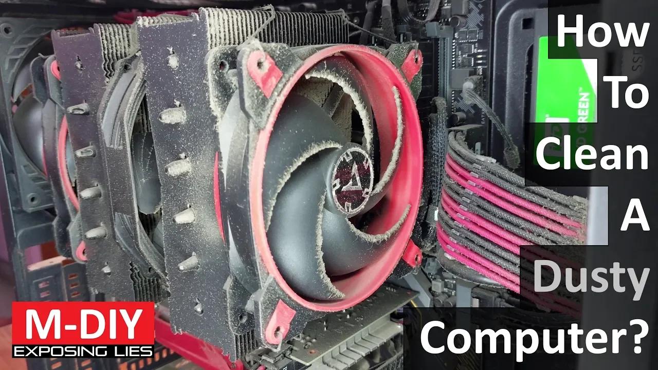 How To Safely Clean A Dusty Computer?