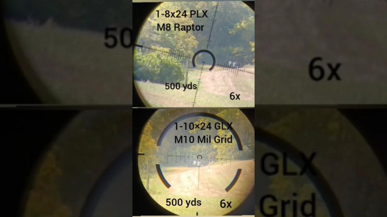 Primary Arms M8 vs M10 reticle LPVO