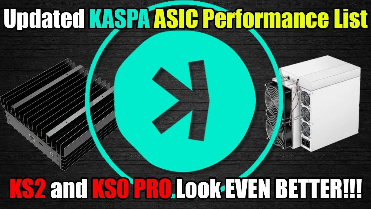 KASPA MINING Is Getting Better! - UPDATED PRICE / PERFORMANCE CHART