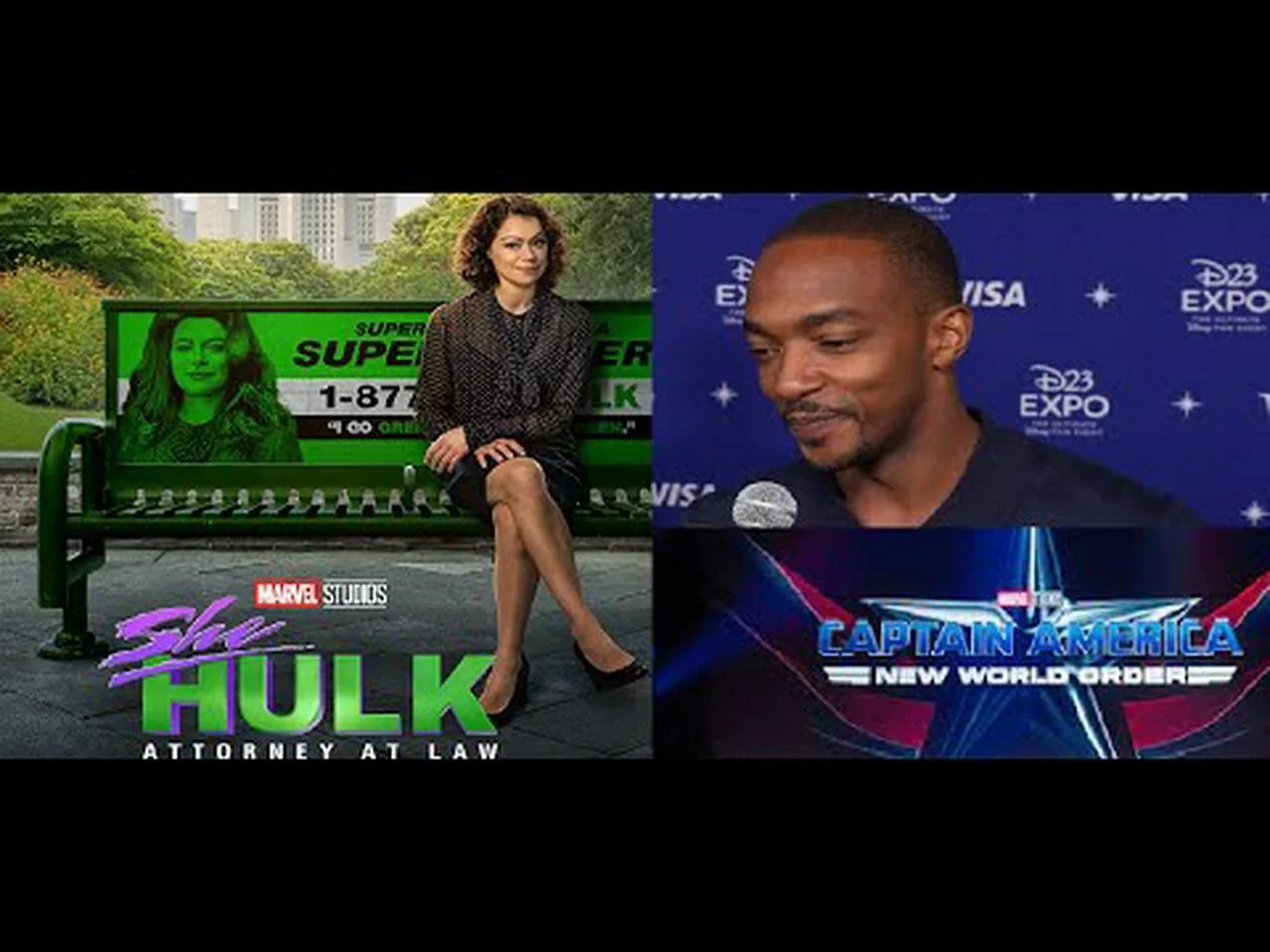 Captain African America aka Anthony Mackie LOVES Misandrist SHE-HULK ...