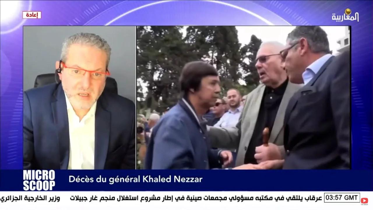Nazim TALEB sur la chaine Almagharibia à propos du décès du général ...