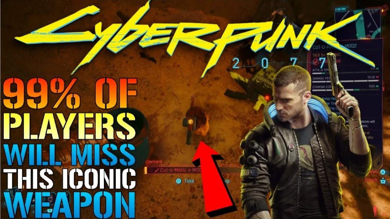 Cyberpunk 2077 99 Of Players Will Miss This Iconic Weapon Cut O