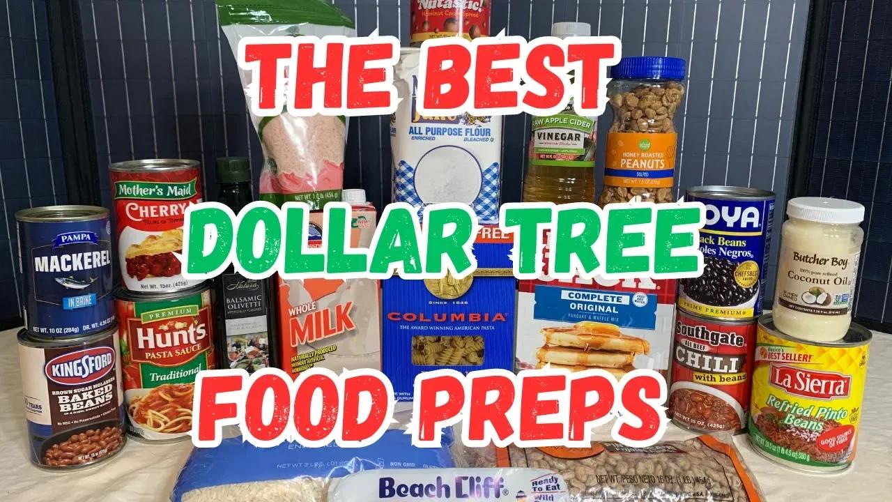 Stock Up On Storage Foods: Best Dollar Tree Foods