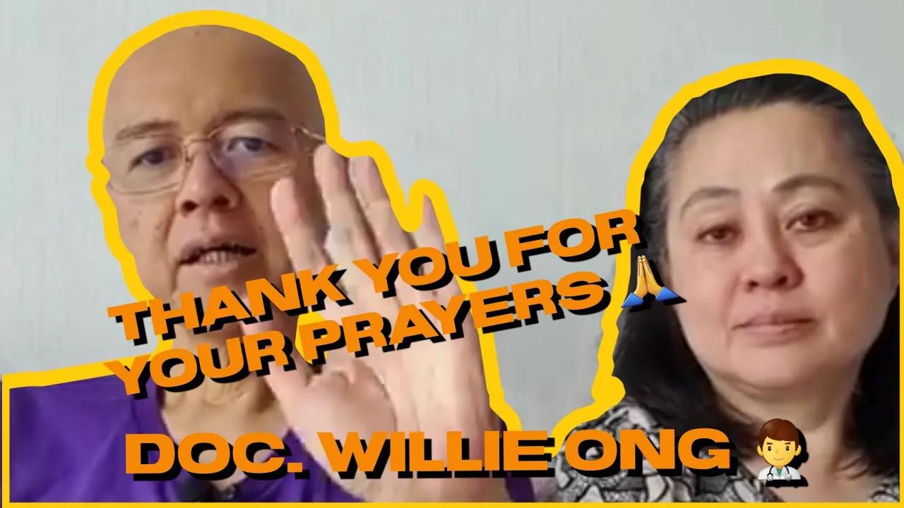 Doc. Willie Ong Health Update Pray For Speed Recovery