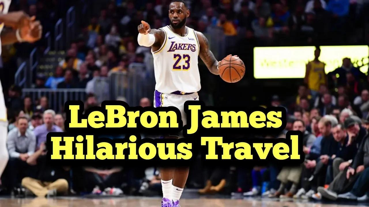 LeBron James got away with a hilarious travel | NBA