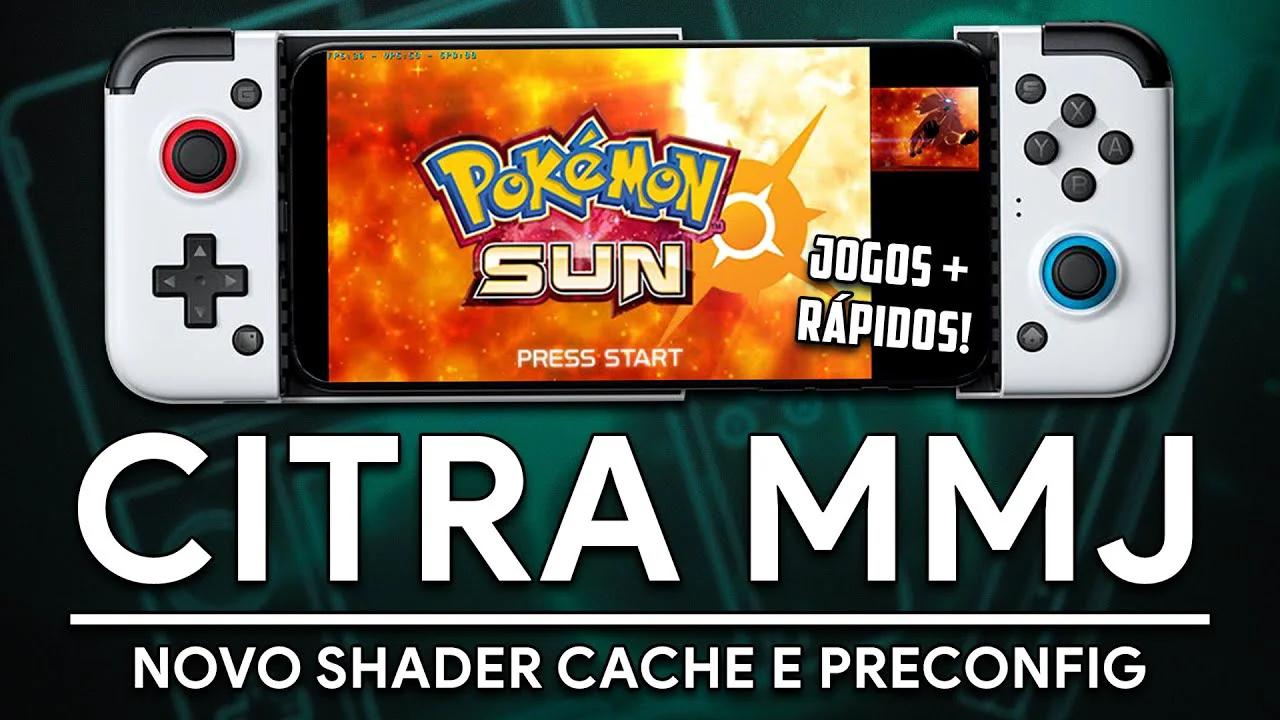 CITRA MMJ 3DS com NOVO SHADER CACHE baixado da INTERNET e PRECONFIG ...