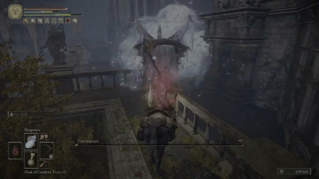 Elden Ring- Altus Plateau- Tree Sentinel Duo & Erdtree Greatshield