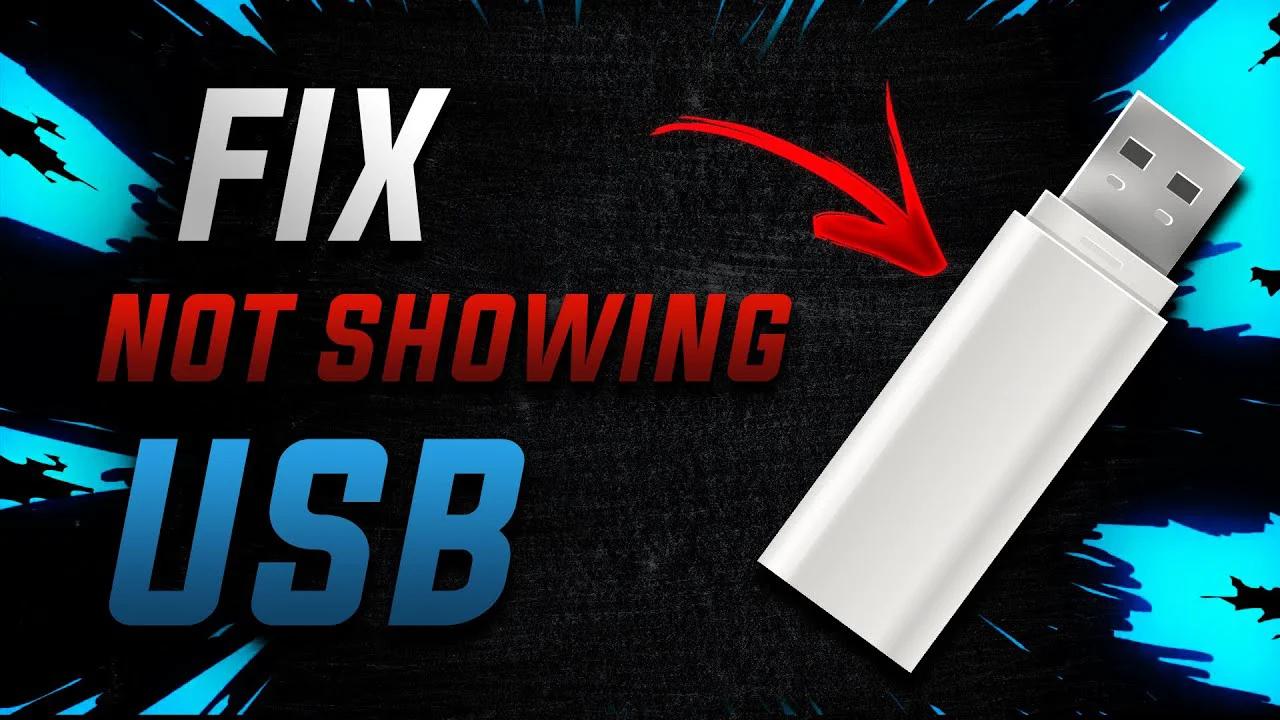 How to Fix Pen Drive Not Showing in My Computer or USB not recognize