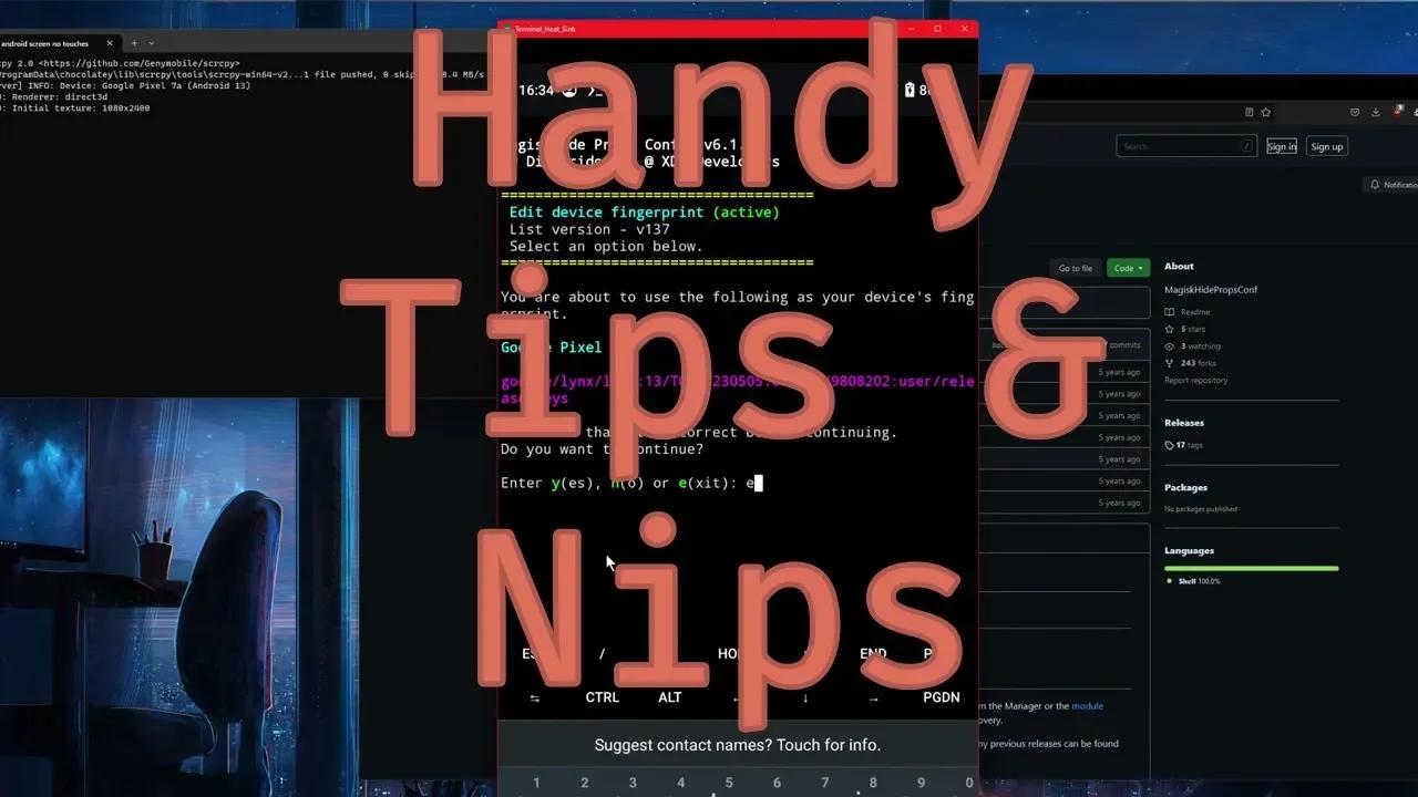 Extracting Android Rom Fingerprint from zip and adding it to Magisk Hide Props Config