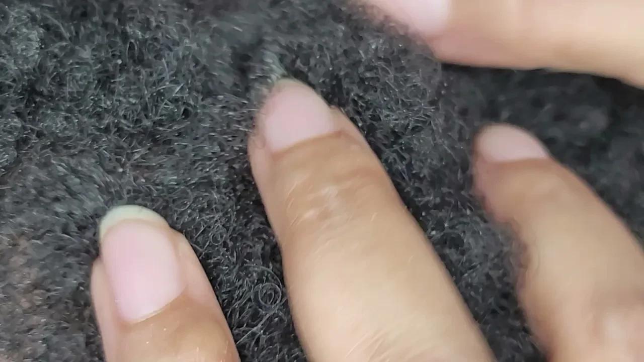 Finger Scratching Hair Scalp Fingernails | Relaxing Scratch Therapy ...