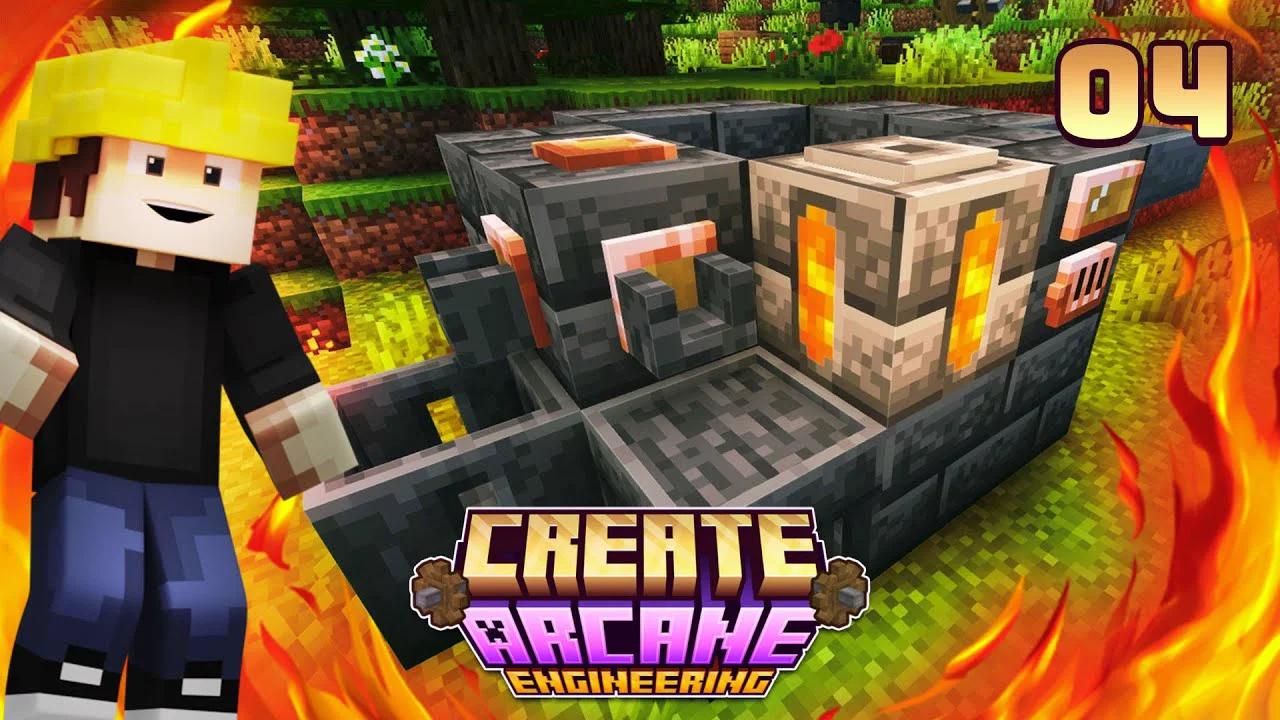 Minecraft: Create Arcane Engineering Ep. 4 - La smeltery de Tinkers Construct