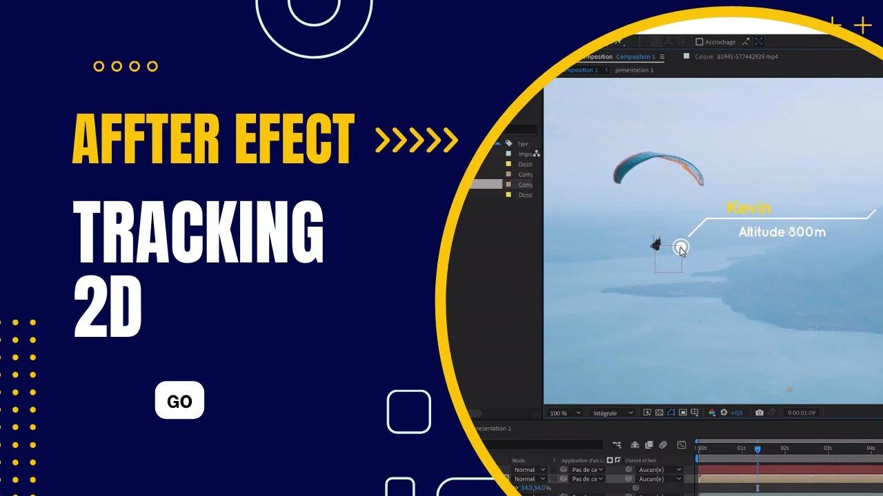 Tutoriel After effect 2024: ️ Faire un suivi de mouvement 2D (Tracking 2D)