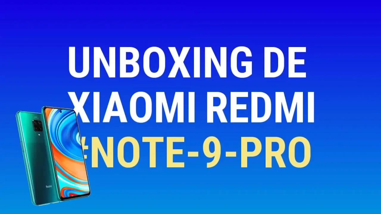 Unboxing Xiaomi Redmi Note 9